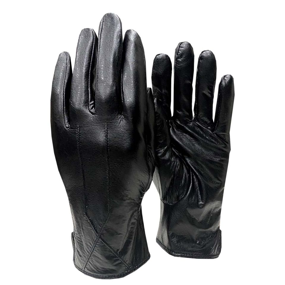 Guante Hombre Cuero Negro